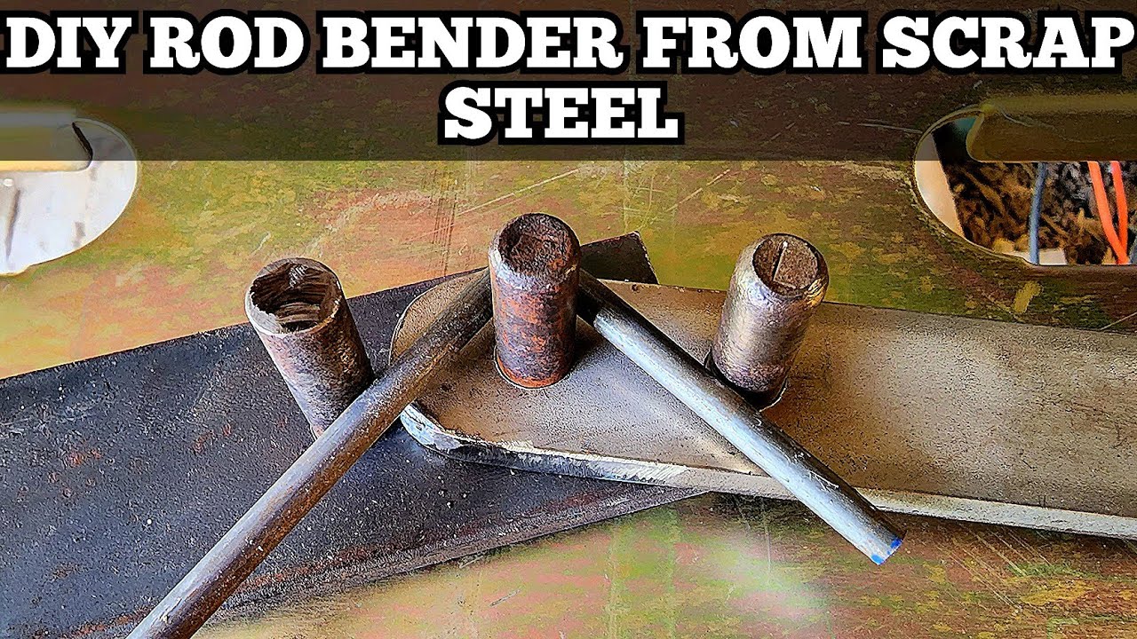 Make a Rod Bender From Scrap Steel - YouTube