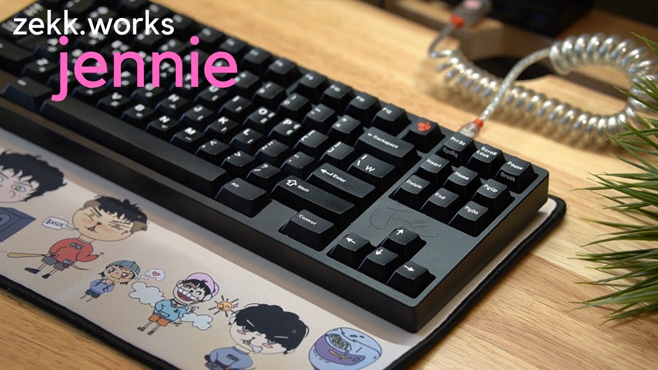 zekk.works Jennie Keyboard Typing Sound Test - YouTube