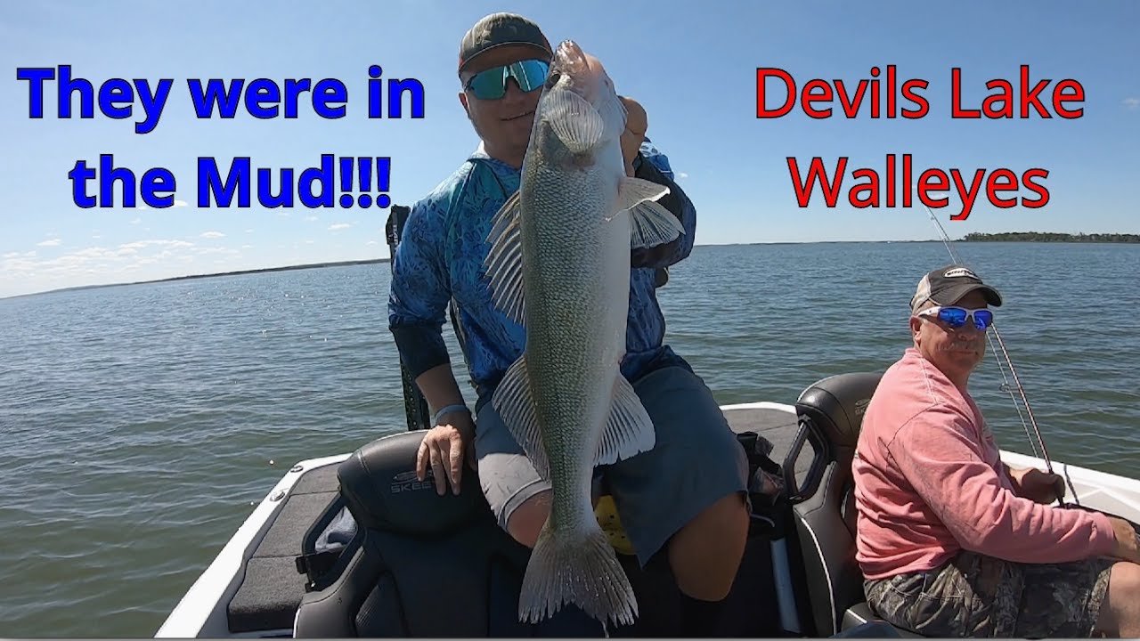 Devils Lake Walleyes- Fishing the Mud Basins - YouTube