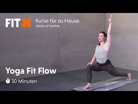 yoga fit flow | 30 Minuten | FitX-Kurse für zu Hause: classx at home