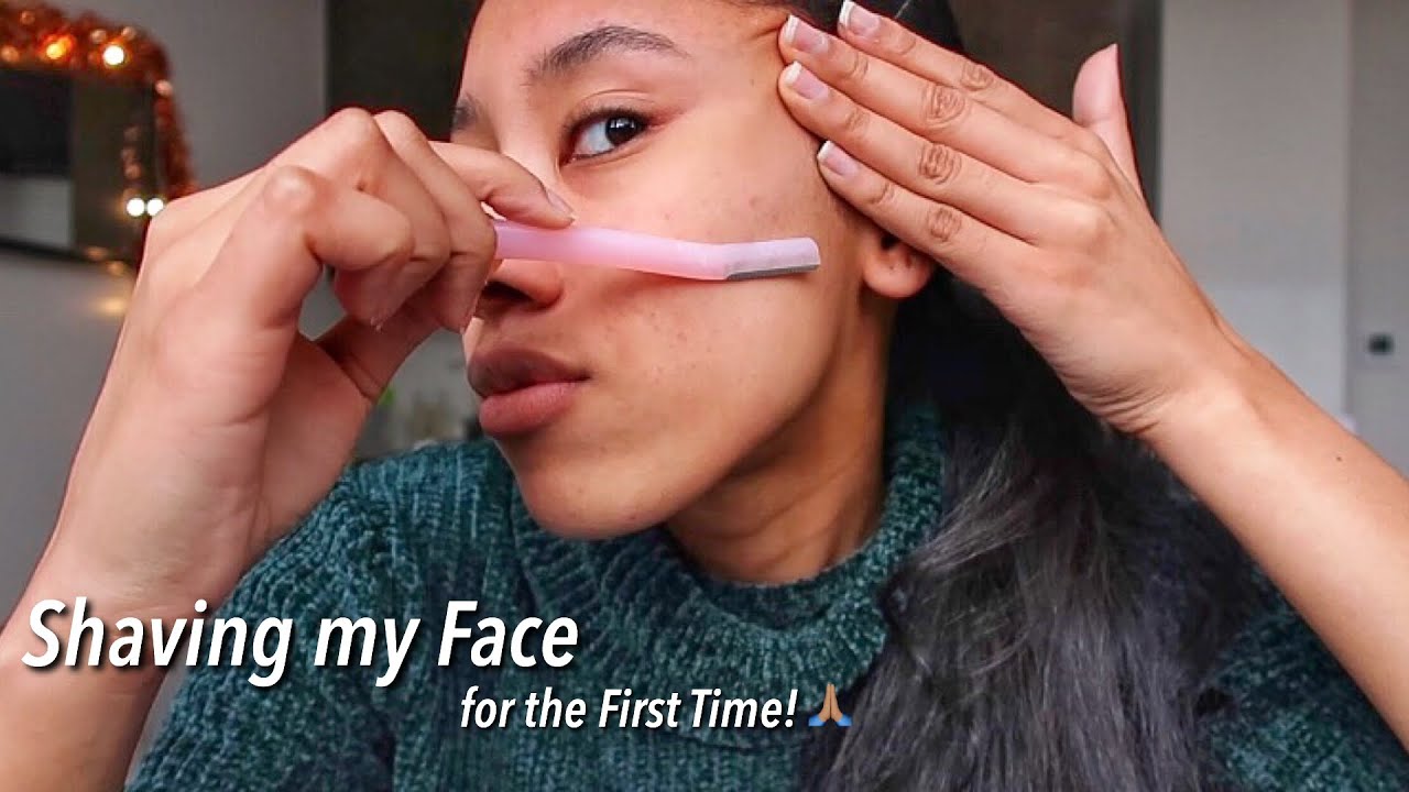 Shaving My Face For The First Time and This Happened... - YouTube