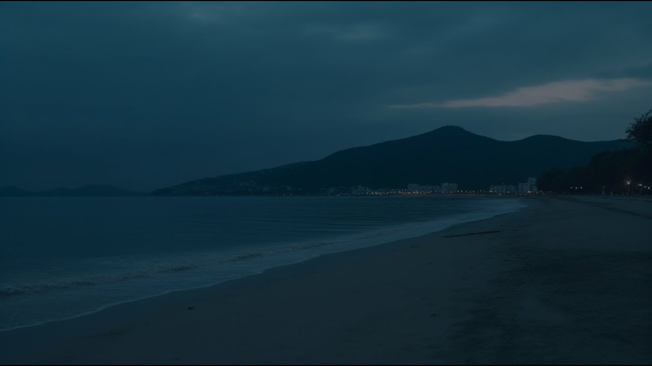 Sleep Deep In Night Ocean Silence With Waves That Act As A Natural ...