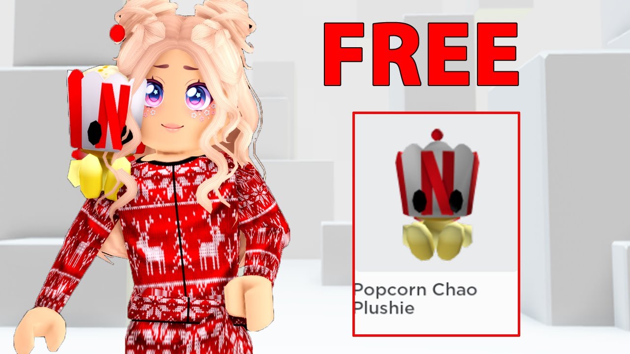 HURRY! Get This NEW FREE Item Popcorn Plushie Roblox Free Items - YouTube
