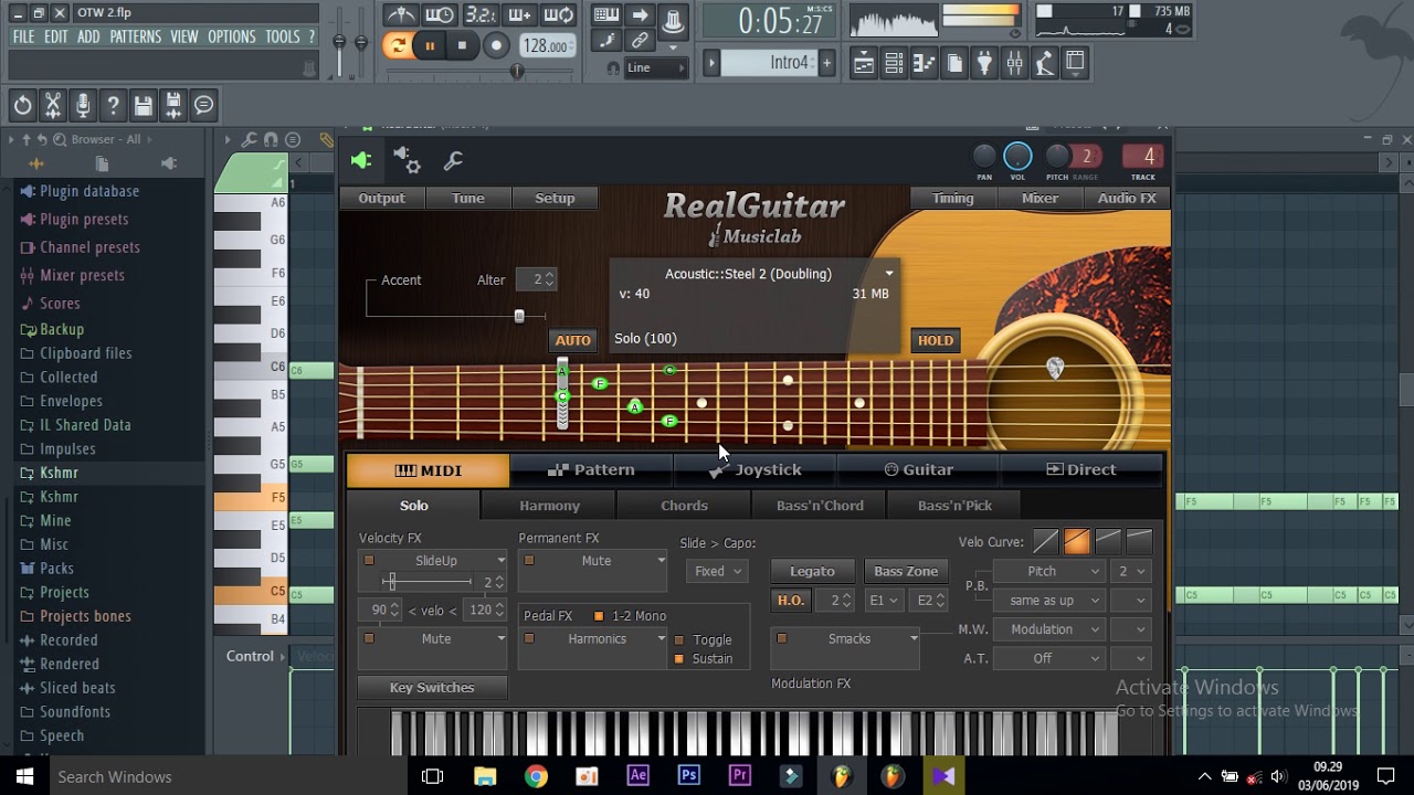 Guitar FL Studio Progressive House - YouTube
