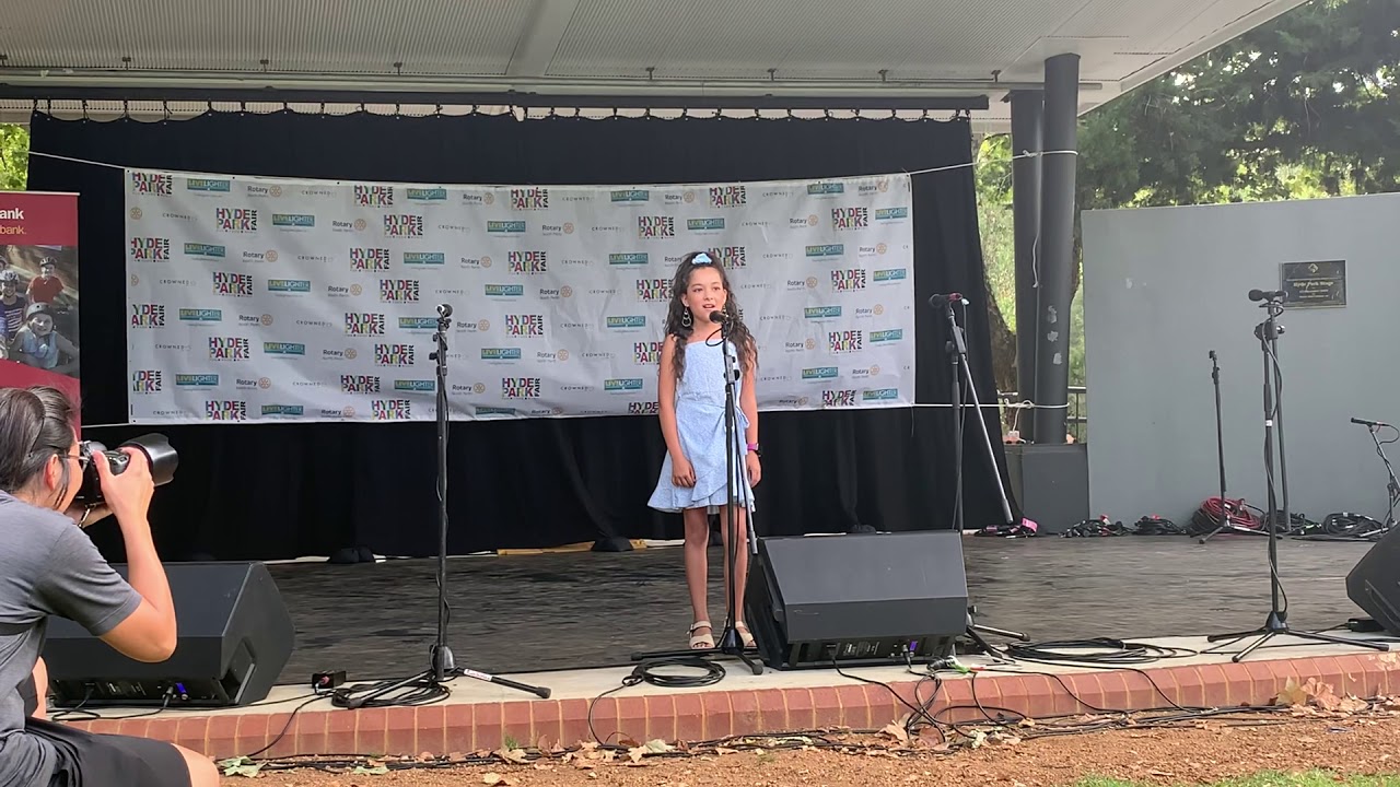 Nevaeh Skye (10yo) singing “Rise Up” at “Talent in the Park” - YouTube