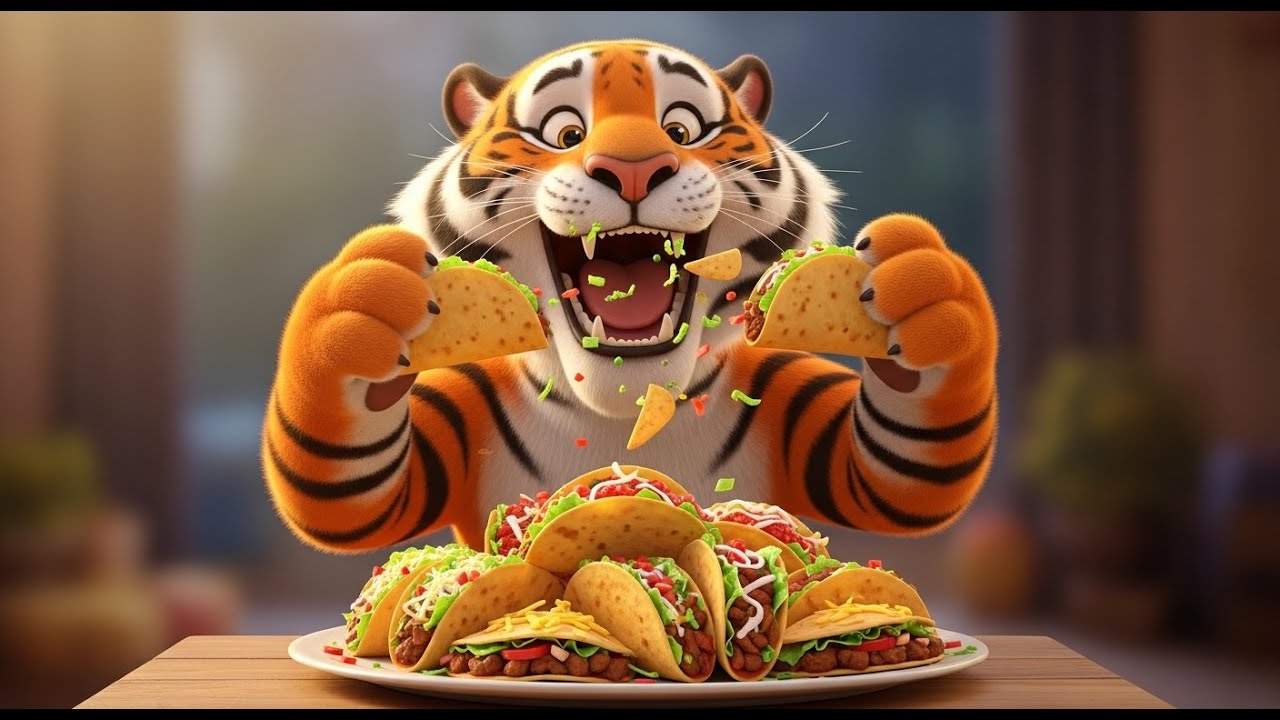 The Tiger Who Loved Tacos | Best Nursery Rhymes and Kids Songs ...