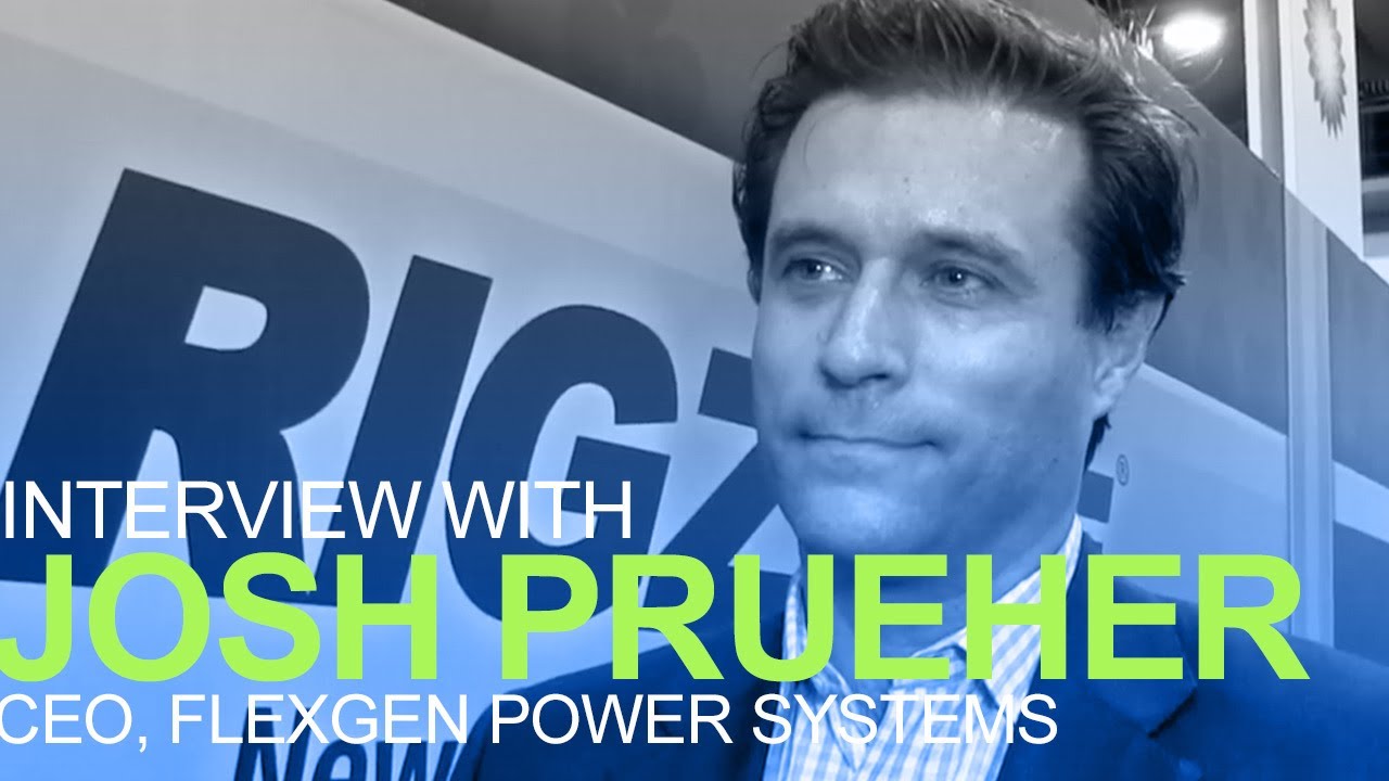 Rigzone talks to Josh Prueher, CEO, FlexGen Power Systems - YouTube