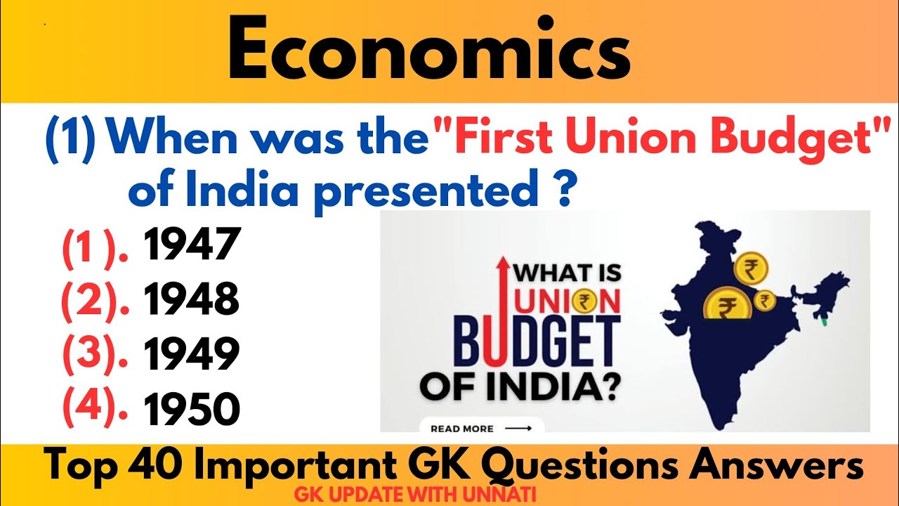 Economics Top 40 Most Important Questions and Answers For Every ...