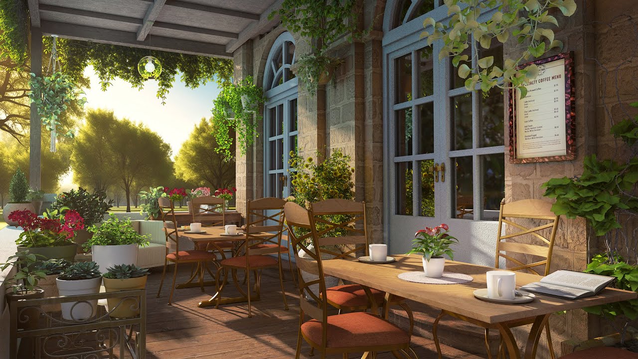 Spring Coffee Shop Music - Relaxing Bossa Nova Jazz For Work, Study and ...