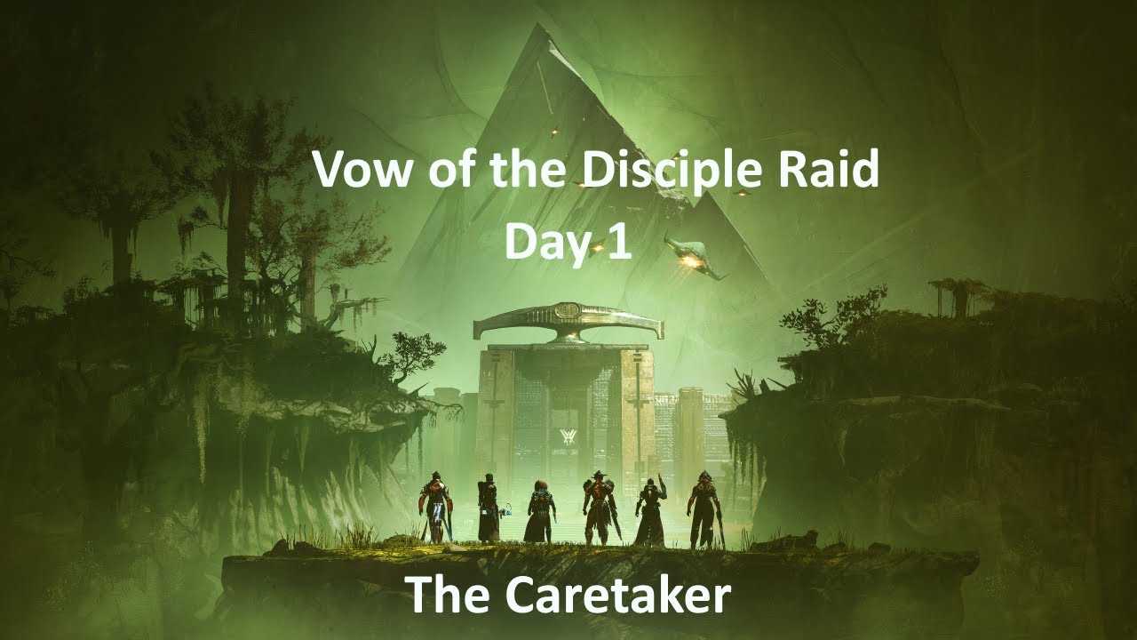 Destiny 2 - Vow of the Disciple - Day 1 - The Caretaker Encounter - YouTube