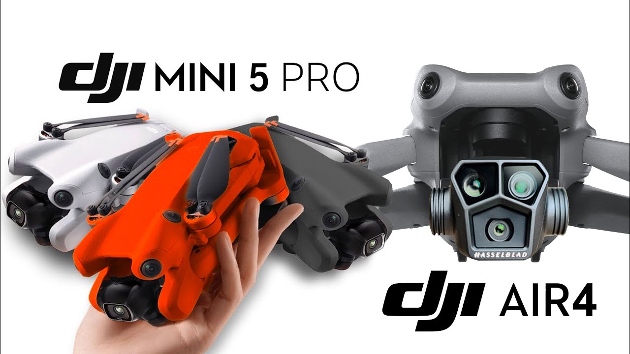 DJI Mini 5 Pro, Air4 e Mavic 4pro, nuovi Droni DJI in Arrivo, immagini ...