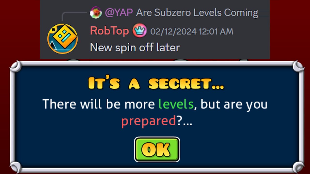 RobTop Is Adding NEW LEVELS! + New Spinoff - YouTube