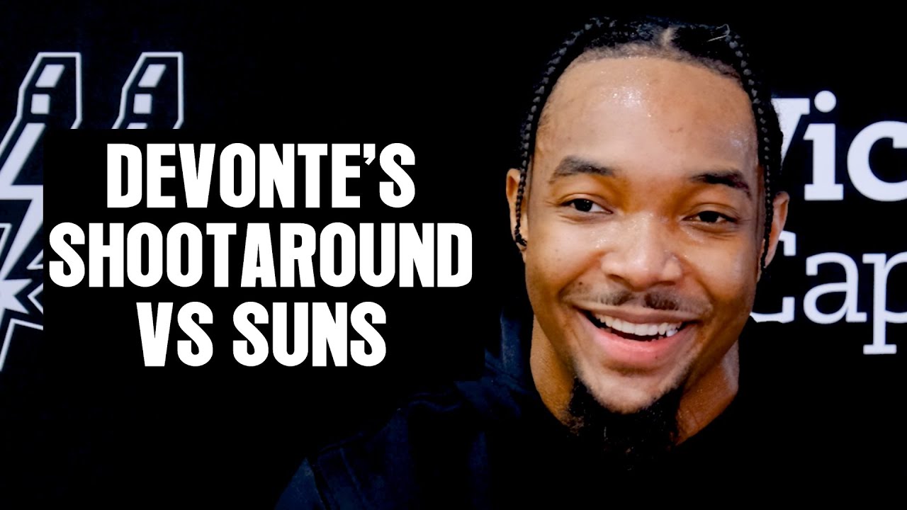 Devonte' Graham Previews Spurs vs Suns | 3.25.2024 - YouTube