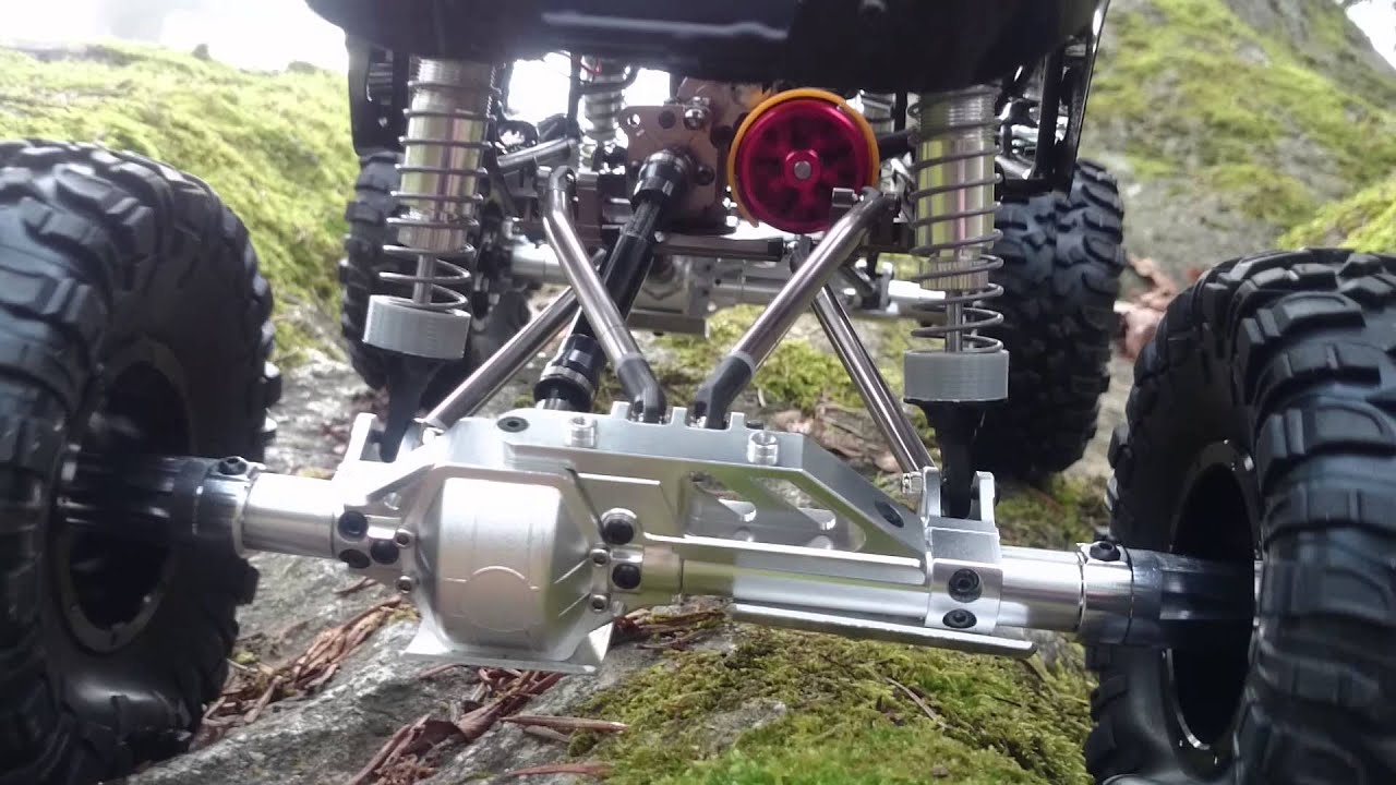 Integy rock crawler with 600 kv outrunner motor - YouTube