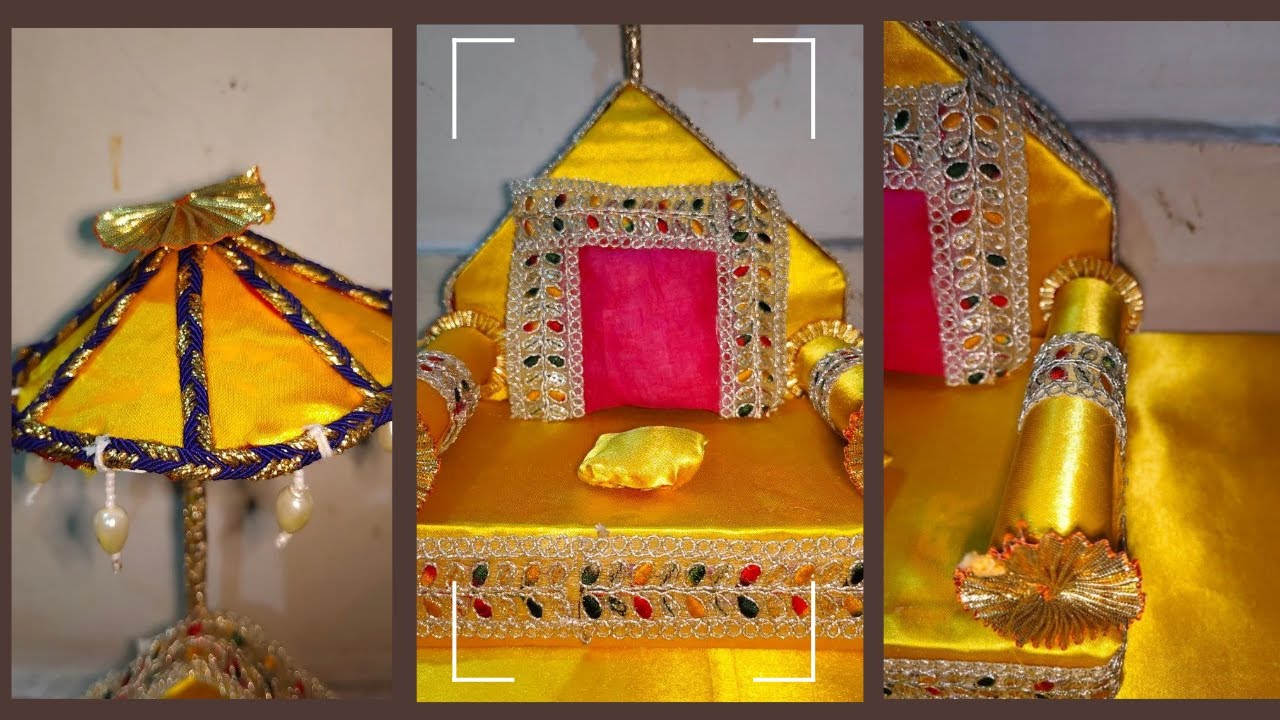 Janmashtami Special: Create a Divine Krishna Chair at Home - YouTube