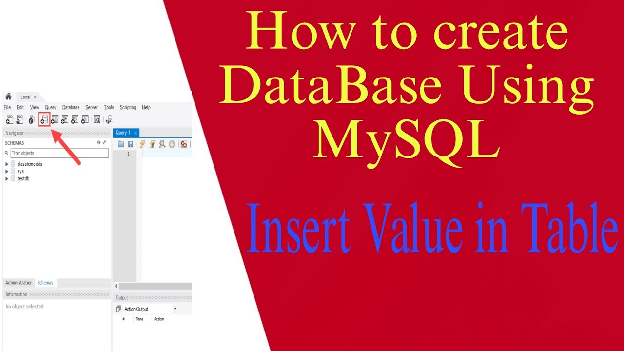 How to create new Database and table in MySQL workbench. We will also ...