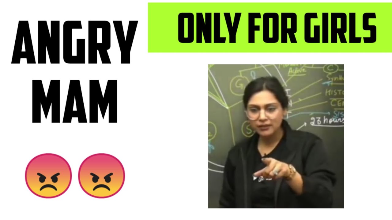 ONLY FOR GIRLS 😡 garima goal mam angry .why?? - YouTube