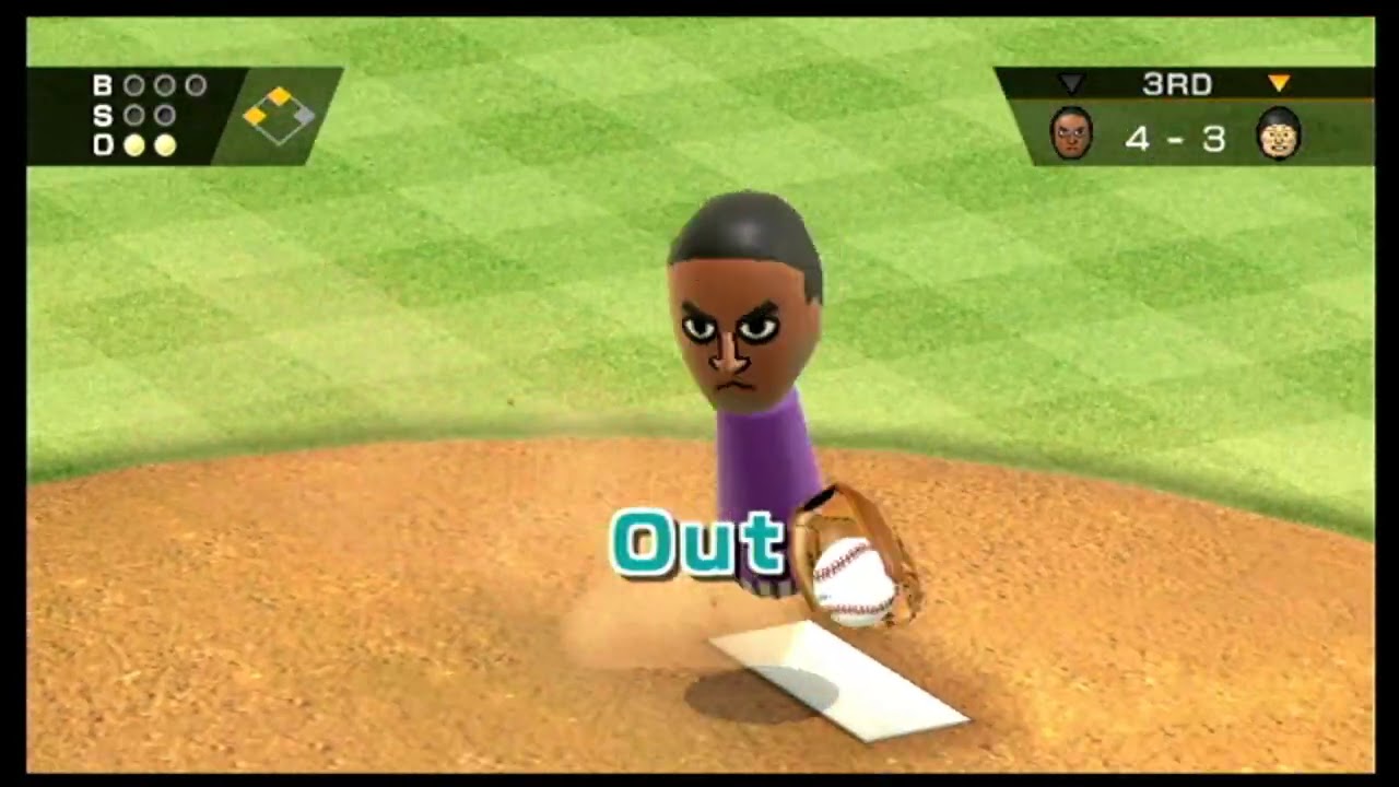 Wii Sports Baseball Ray vs Shinnosuke - YouTube