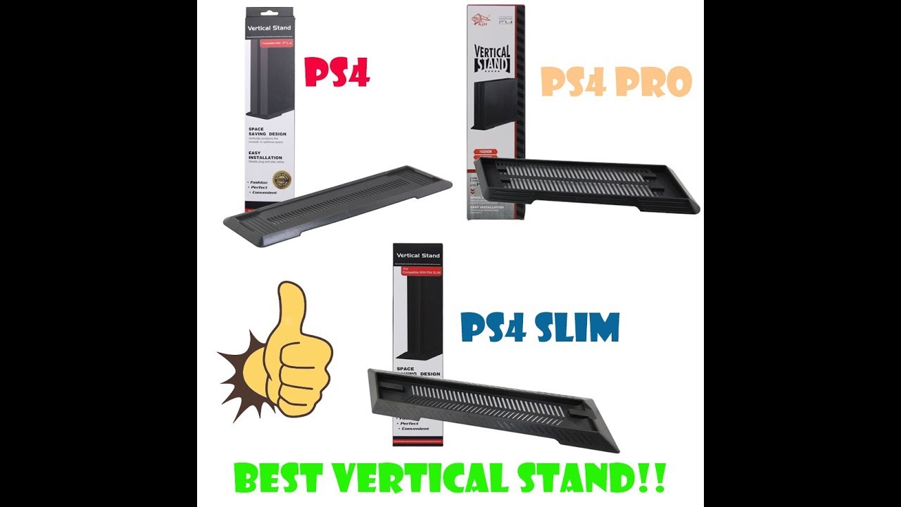 Best Vertical Stand For PS4, PS4 Slim and PS4 Pro..!! - YouTube