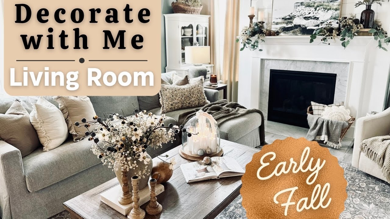 Early Fall Decorate with Me 2024 | Fall Decorating Ideas | Fall Living ...