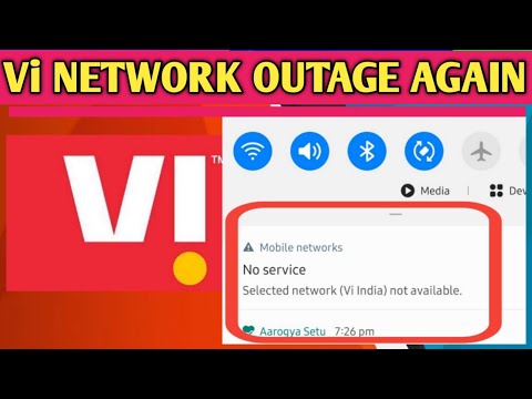 Vi Vodafone Idea Network Outage Again|Why Vi Network was Not Working|Vi ...