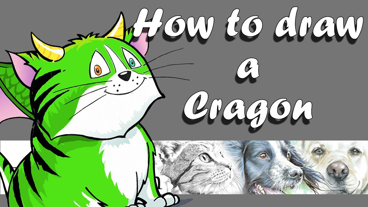 How to draw a Cragon - YouTube