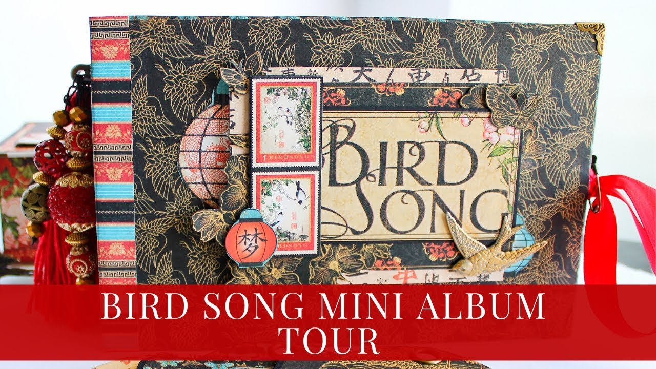 Bird Song Mini Album By Glenys Vidal for Graphic 45 - YouTube