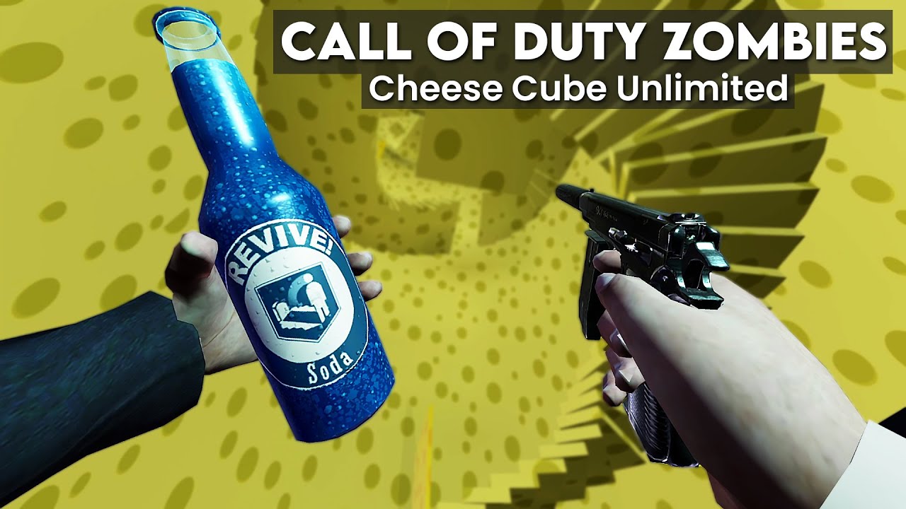 CHEESE CUBE UNLIMITED in VR (Call of Duty Zombies VR) - YouTube