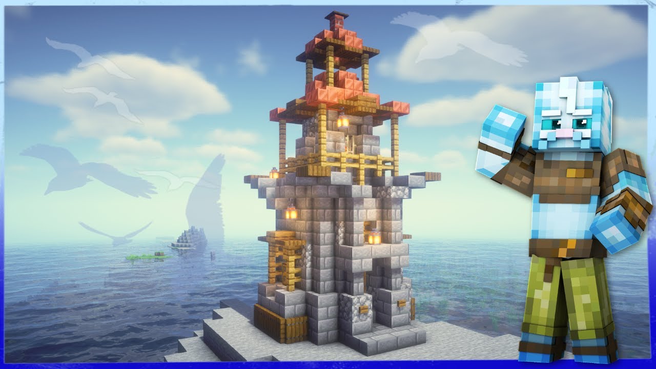Tiny Lighthouse - Minecraft Build Tutorial - YouTube