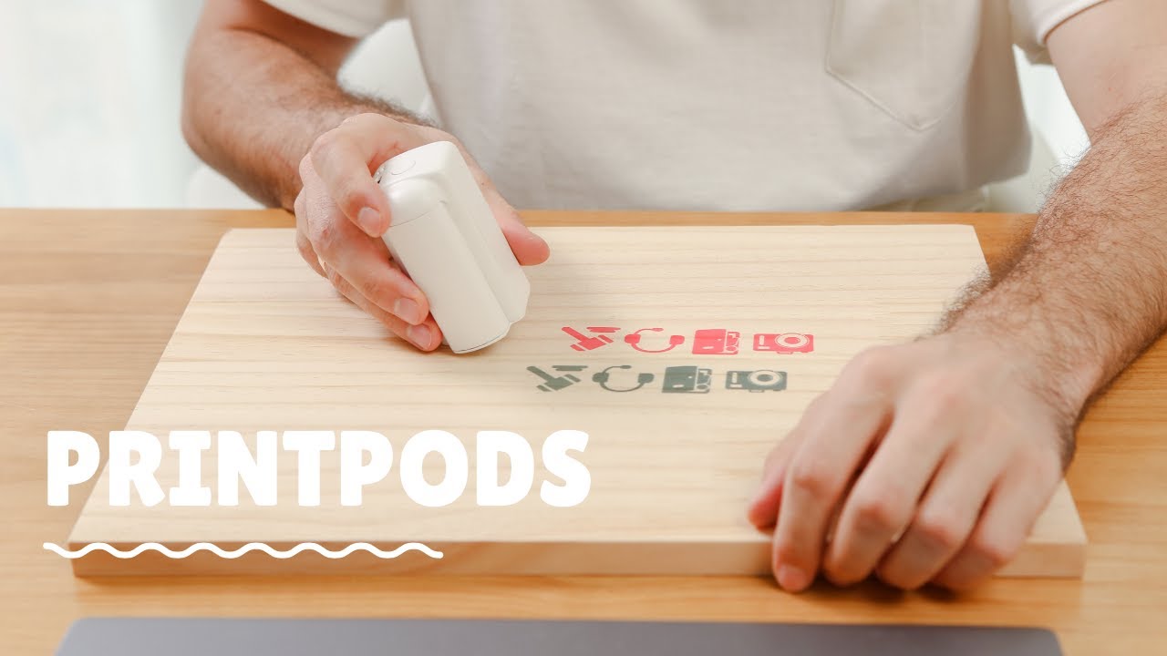 PrintPods-The Most Advanced Handheld Printer on All Surfaces - YouTube