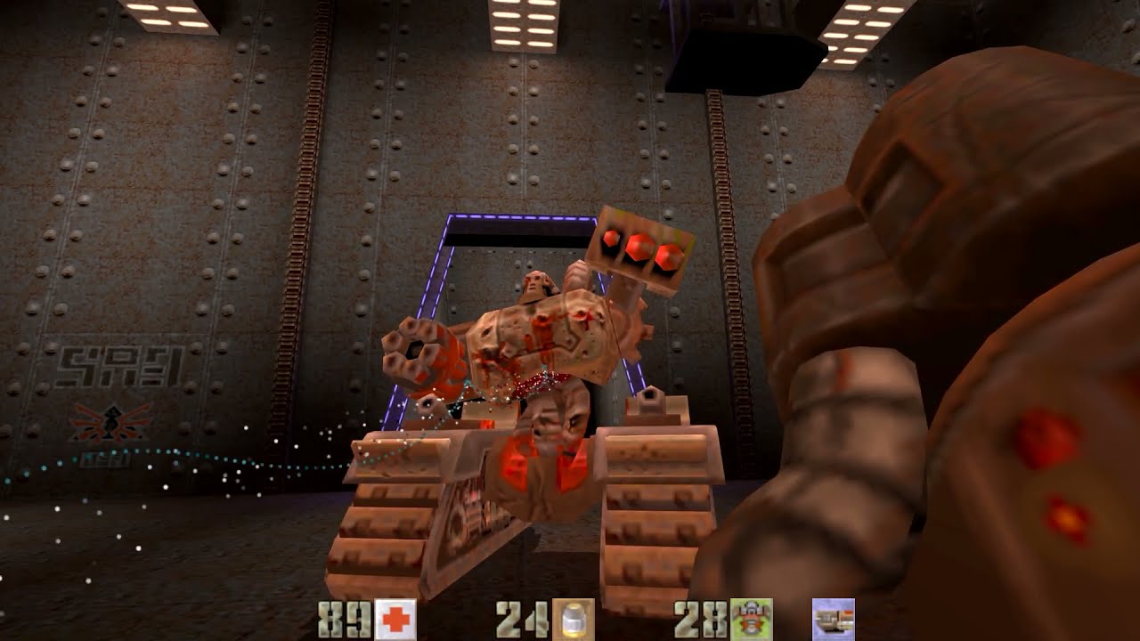 Quake 2-Gib Me Liberty Single-Player Map - YouTube