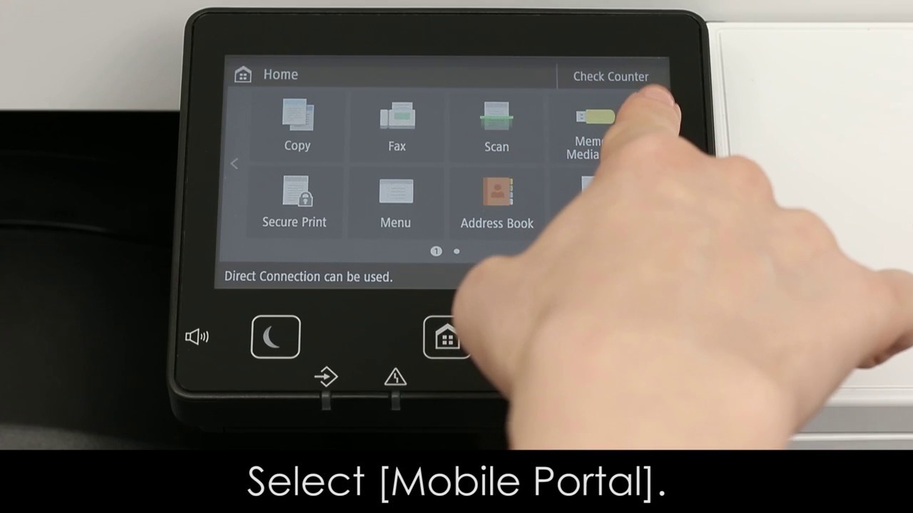 How to Print using Canon Business Print app for iR C3020 - YouTube