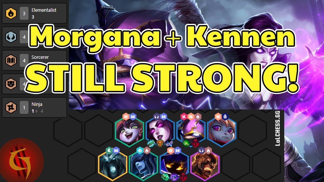 Teamfight Tactics Morgana and Kennen are still STRONG!!! | TFT | Full ...