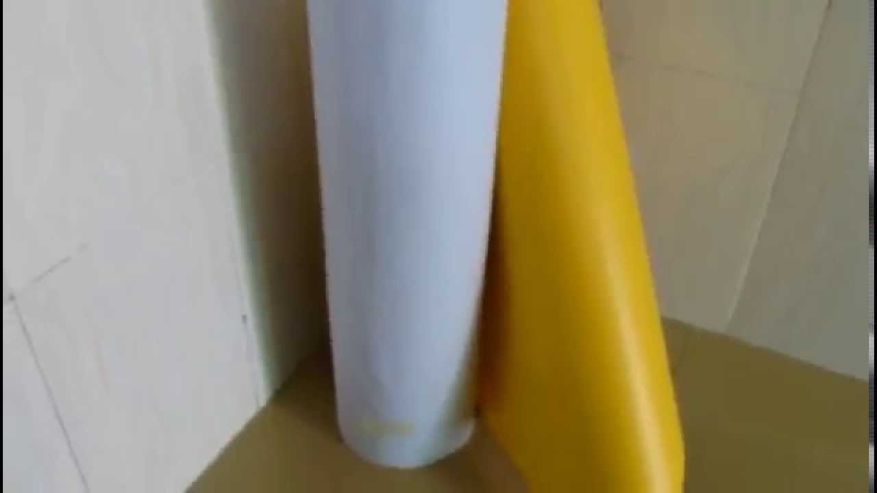 PVC Sandblasting Protective Film For Glass Carving - YouTube