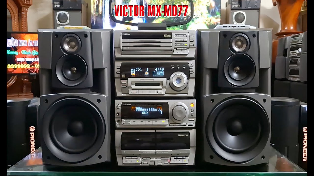 Có tiếp dàn trung vip VICTOR MX-MD77 chất lượng cao. giá tốt: 4,2t. A,e ...