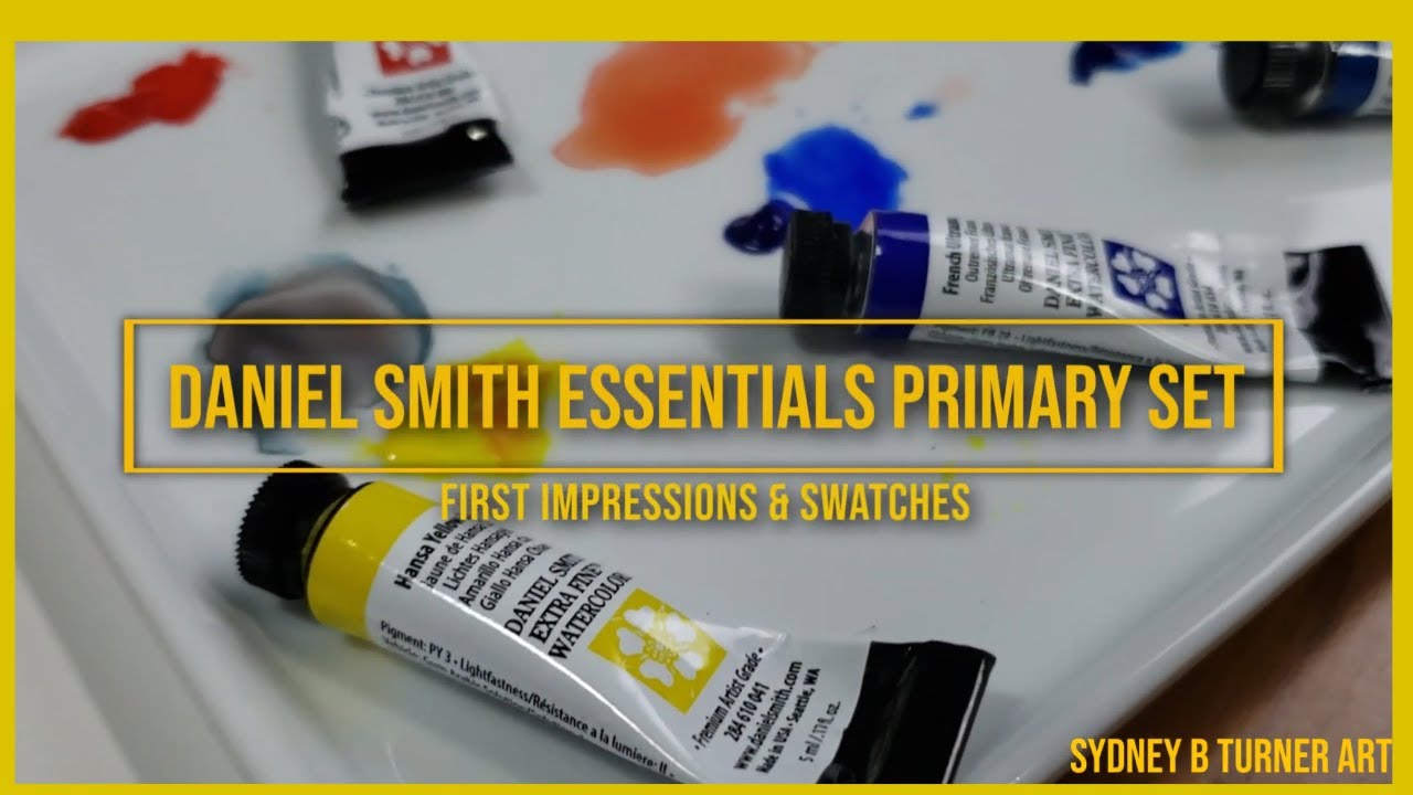 Daniel Smith Essentials Watercolor Set - First Impression & Swatches ...