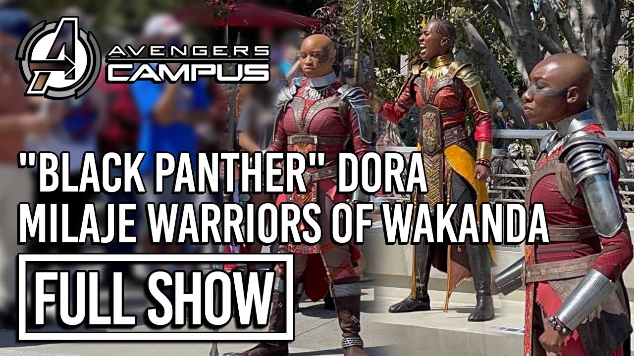 "Black Panther" Dora Milaje Warriors of Wakanda Show - Avengers Campus ...