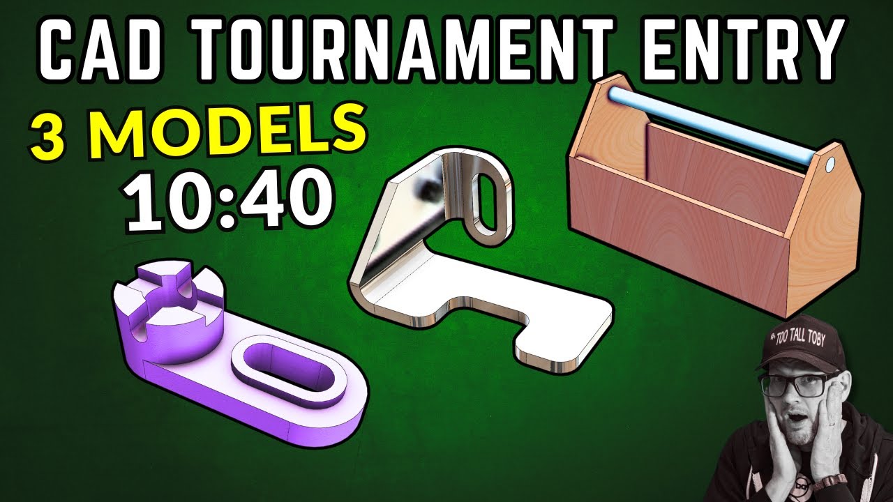 CAD vs CAD Tournament Entry Video - 3 models in 10min 40sec - YouTube