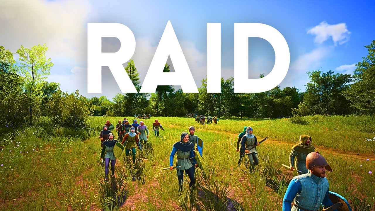 Defending our Medieval Town from a HUGE Raid! - YouTube