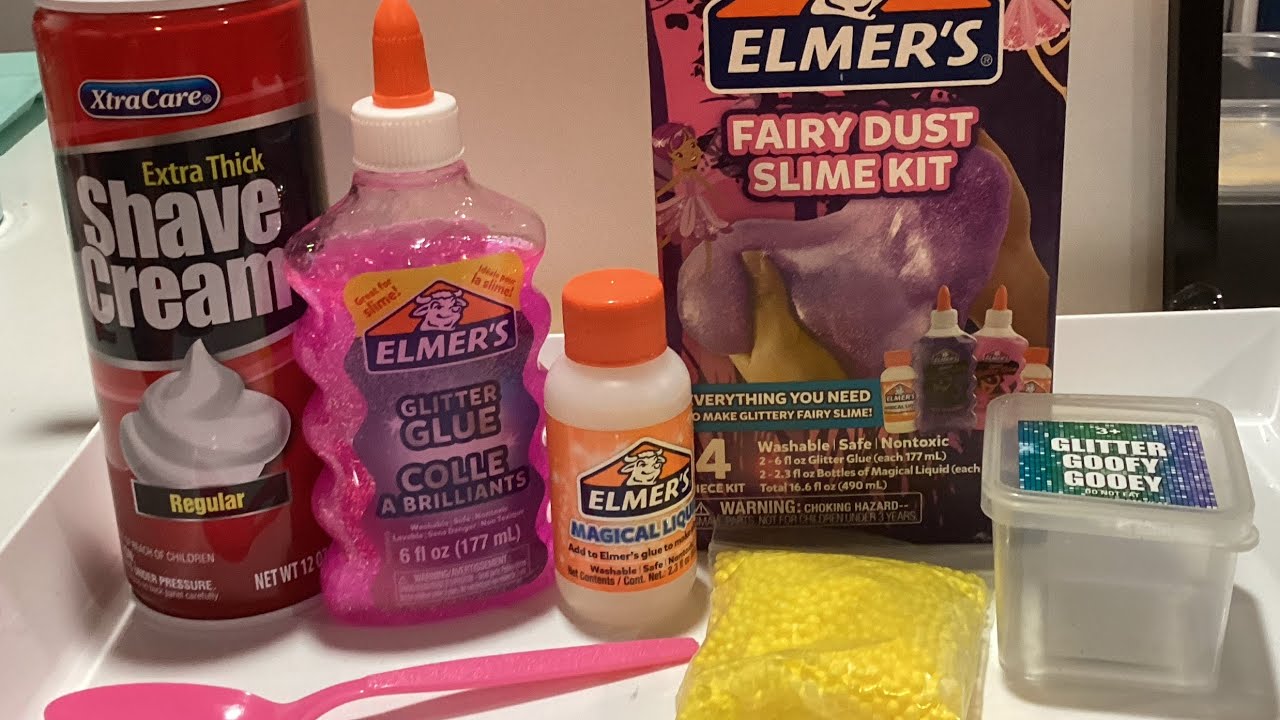 FRIZZLES CLUBHOUSE: Making Fairy Dust Slime with 3 Easy Steps Adding ...