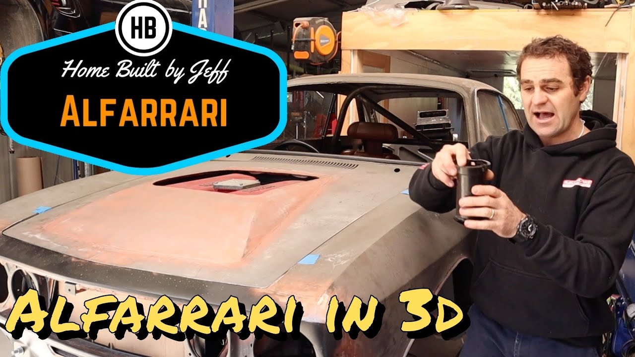 Alfarrari in 3D - Ferrari engined Alfa 105 Alfarrari build part 105 ...