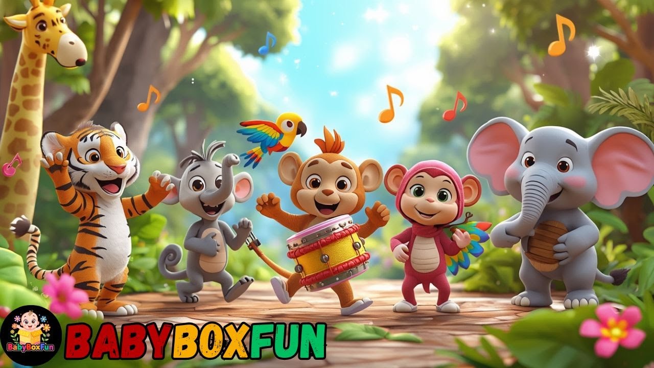 Jungle Groove with Animals | Fun Movement Song - YouTube