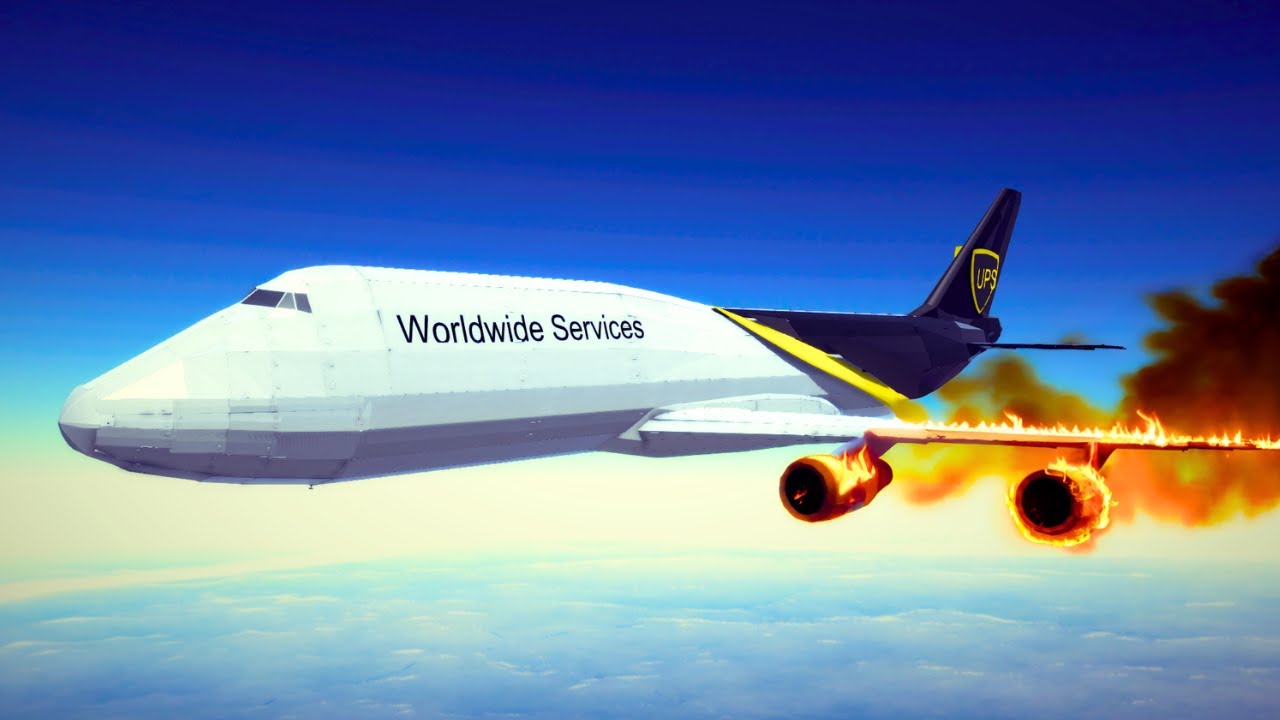 Airplane Crashes With CVR #3 (Pilot Sounds) | Besiege - YouTube