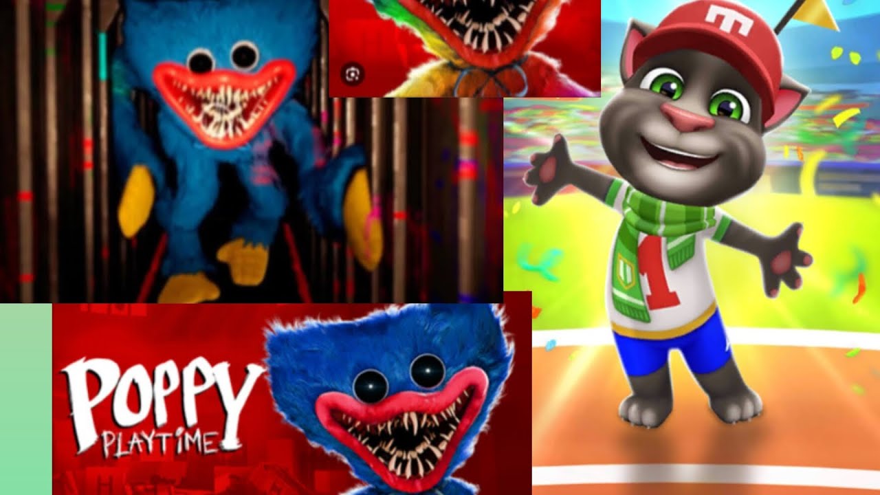 My Talking Tom 2 VS Poppy Playtime #talking tom #cartoon Video - YouTube