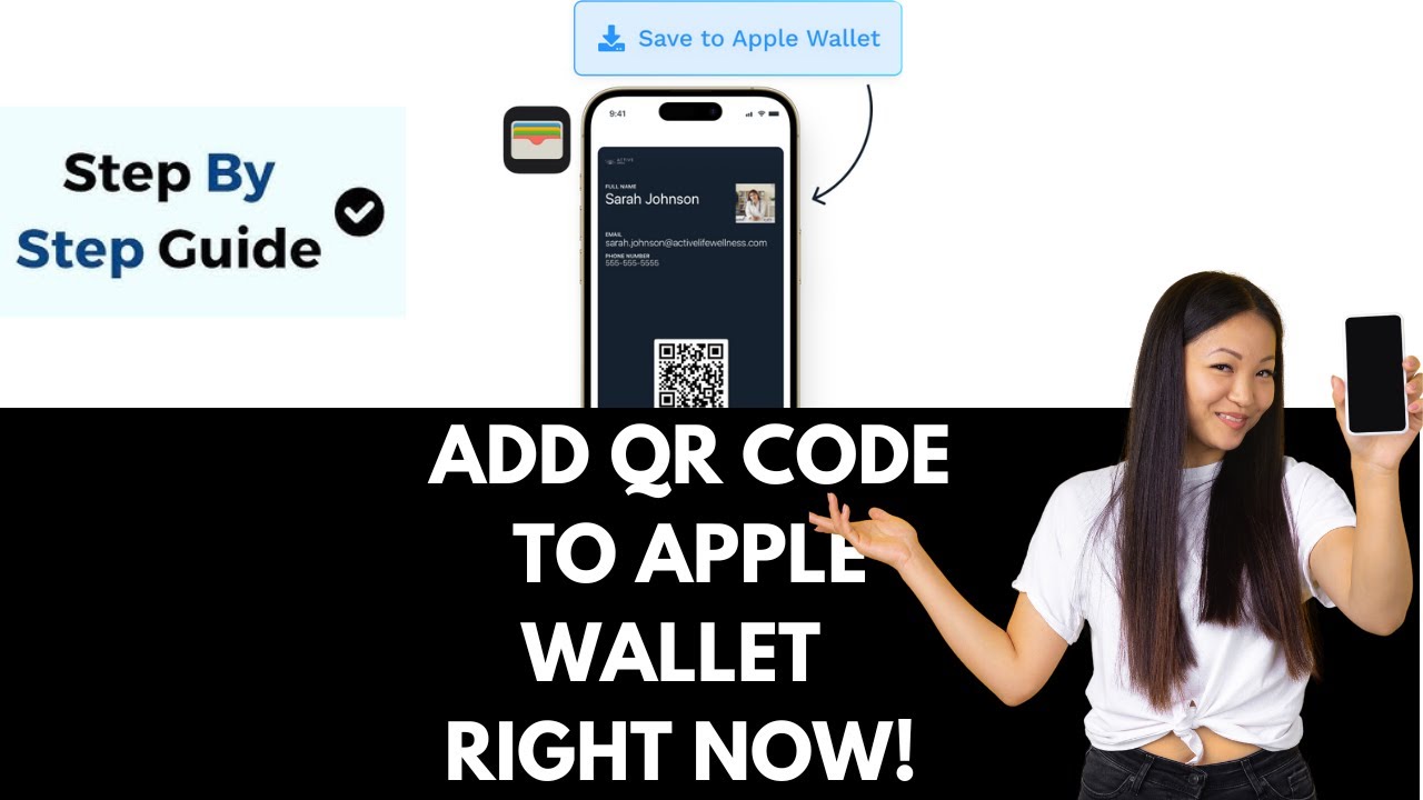 How To Add QR Code To Apple Wallet - How To Add QR Code To iPhone - YouTube