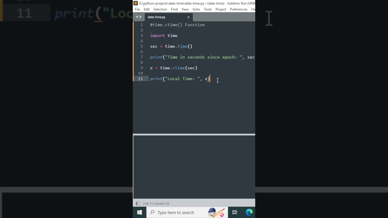 Converting Seconds Since Epoch To Local Time With Ctime In Python Converting Seconds Since Epoch To Local Time With Ctime In Python