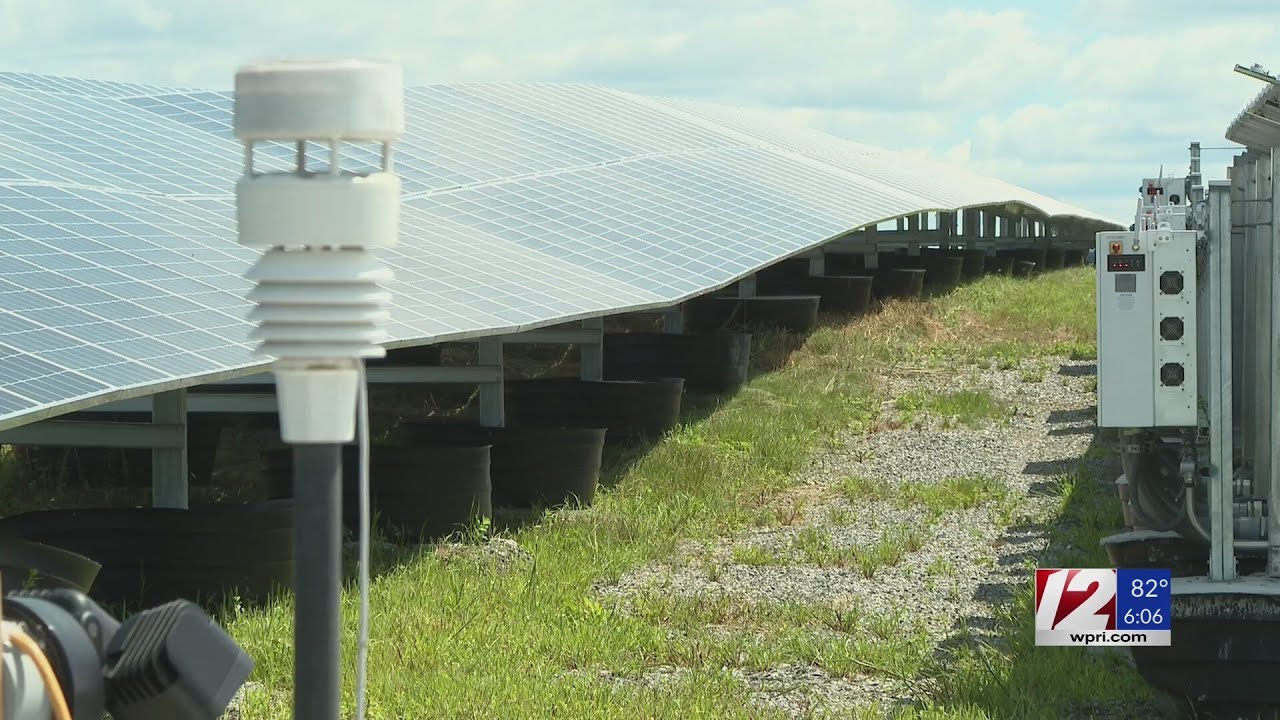 RI’s largest landfill solar farm now online - YouTube