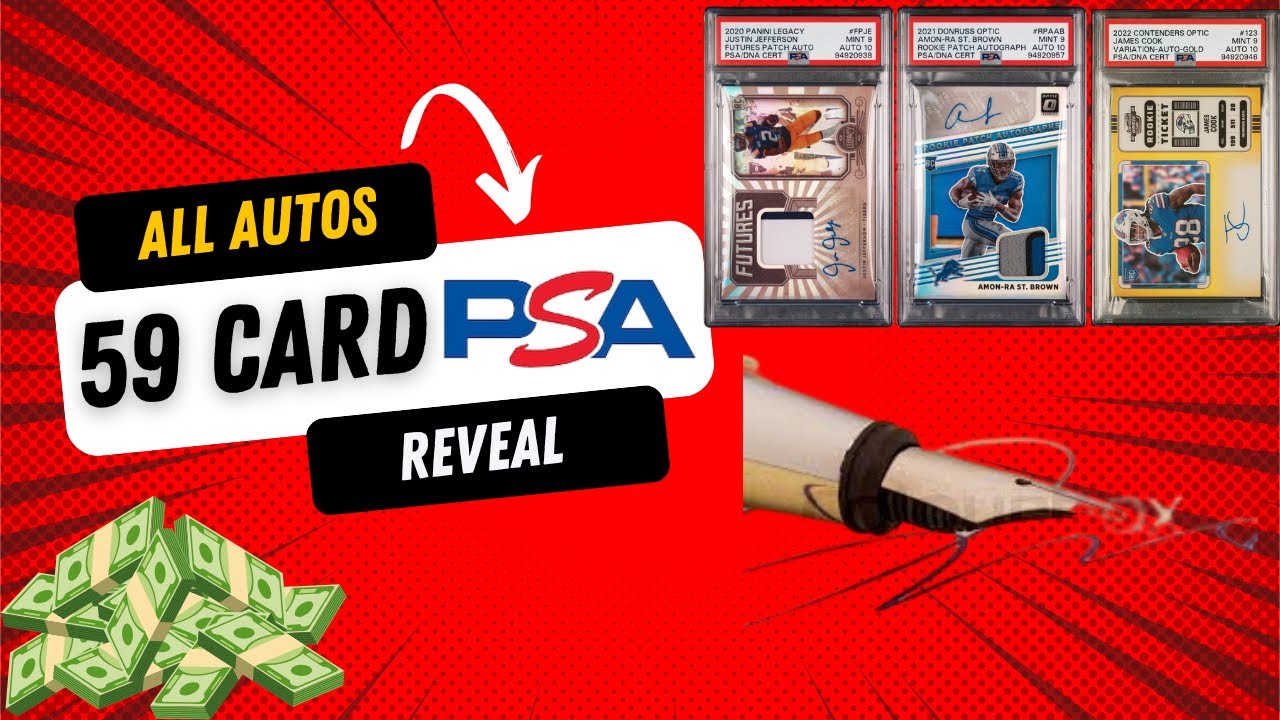 59 CARD ALL AUTOGRAPHS PSA REVEAL! (Should you grade the autographs ...
