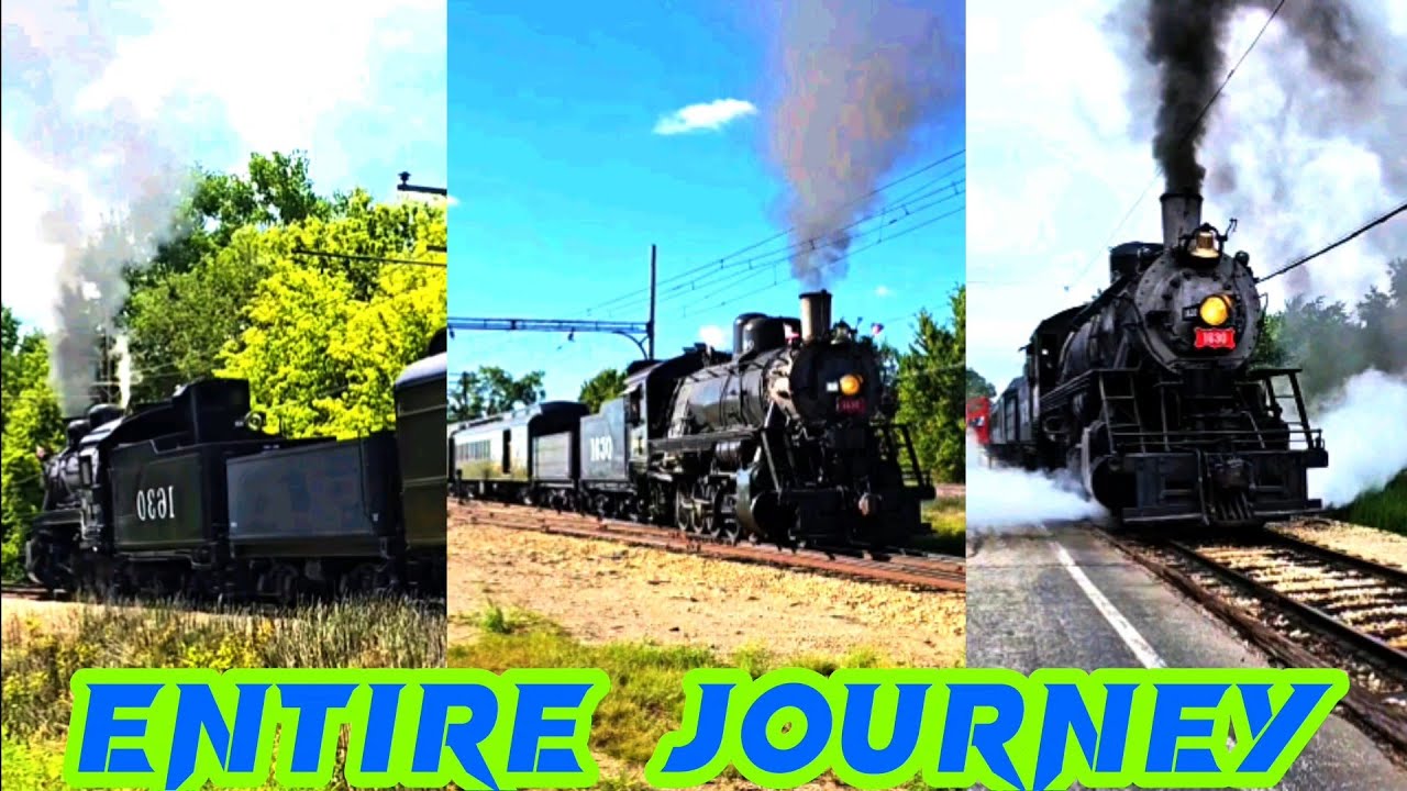 The ENTIRE JOURNEY of A STEAM TRAIN Ride!! - YouTube