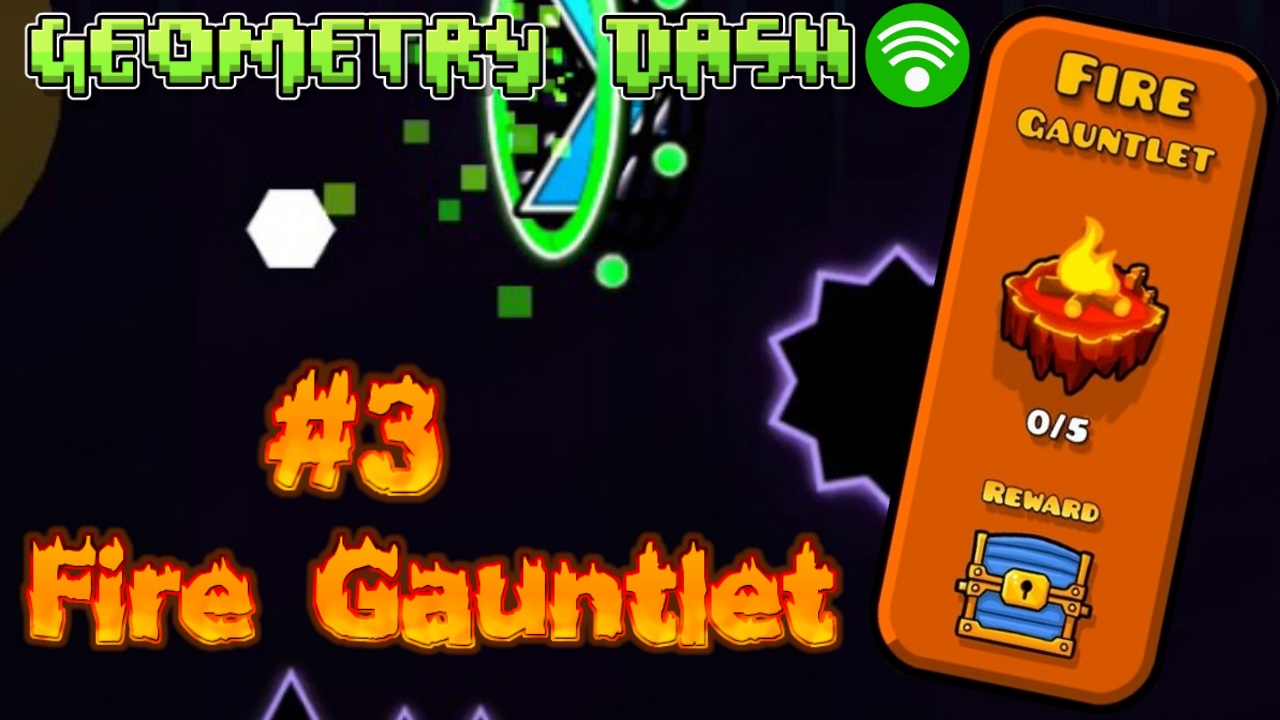 First Race by Stamina [Geometry Dash Online] {Fire Gauntlet #3} - YouTube